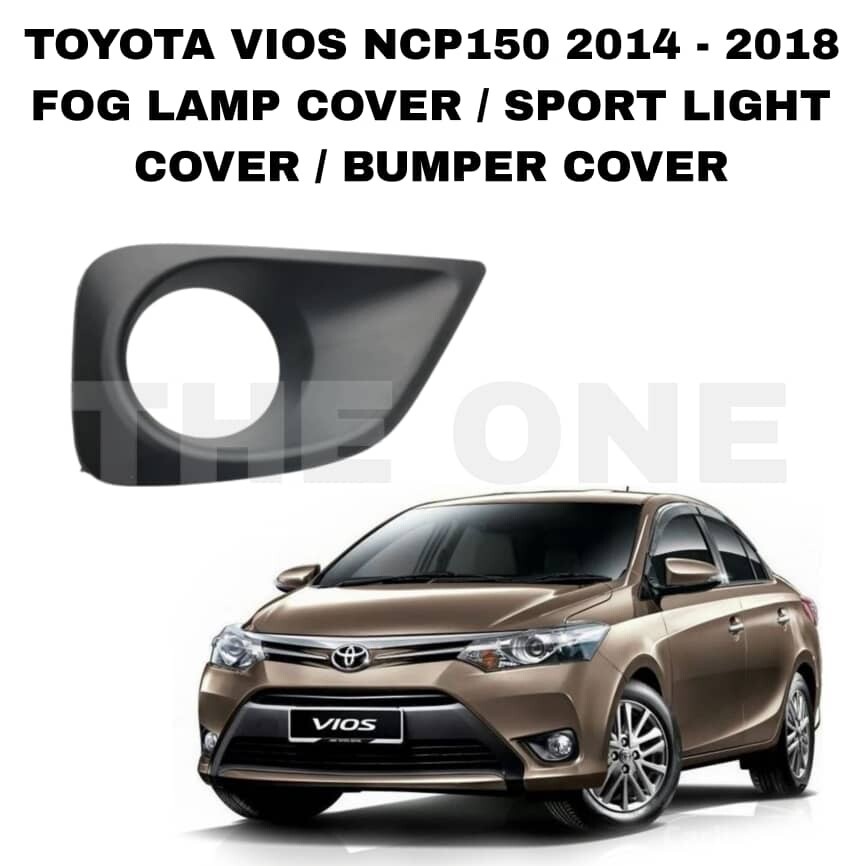 TOYOTA VIOS NCP150 2014 - 2018 FOG LAMP COVER / SPORT LIGHT COVER ...
