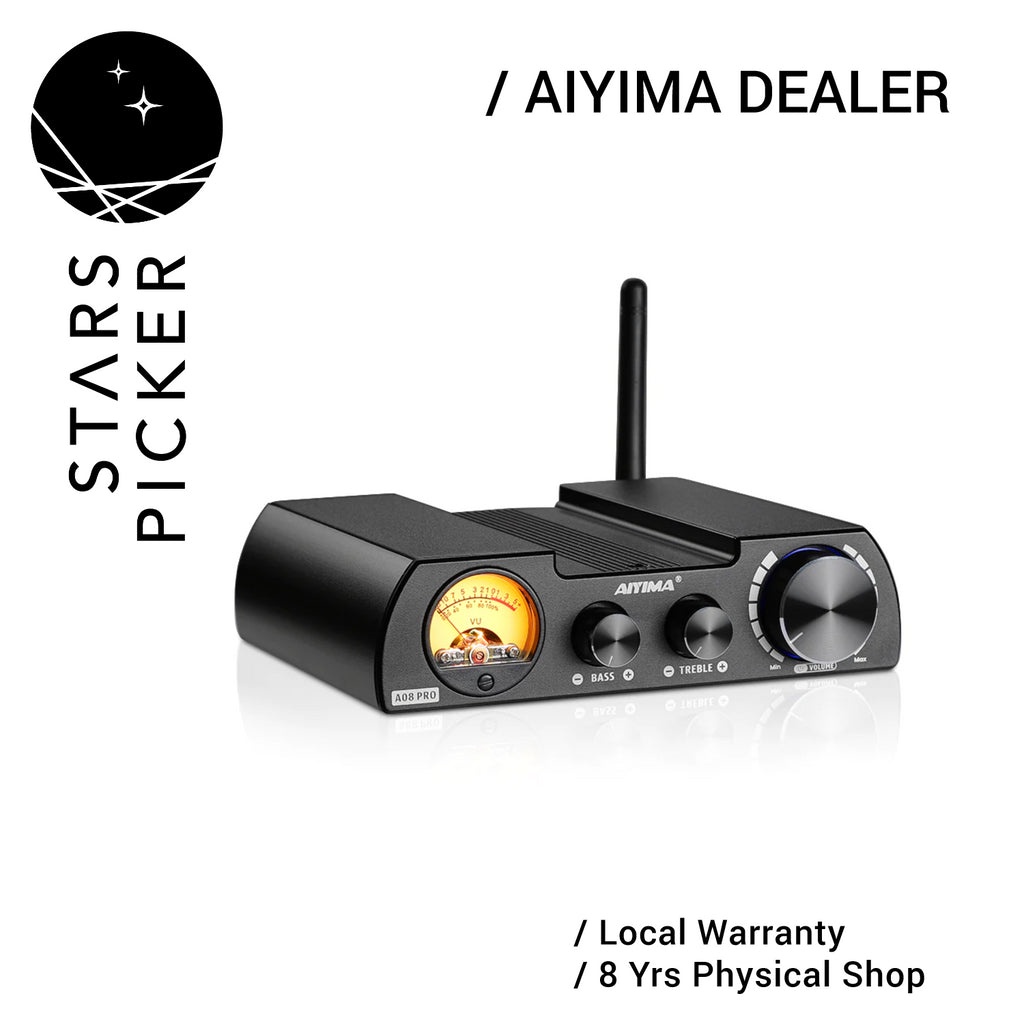AIYIMA A08 Pro Wireless/Wired Power Amplifier (4-8Ω) for Passive ...