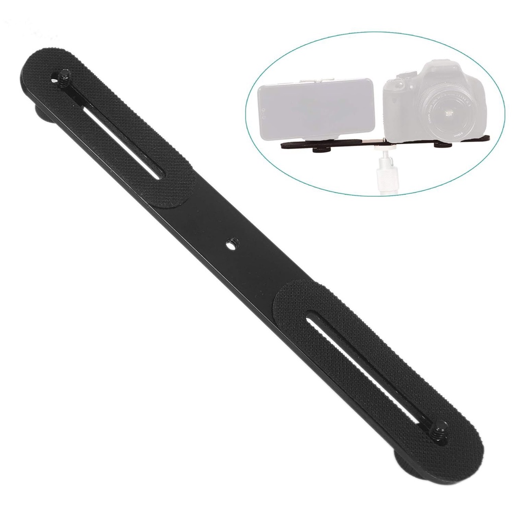 CGZ Dual Bracket Horizontal Bar 27cm for Camera / LED Light / Flash ...