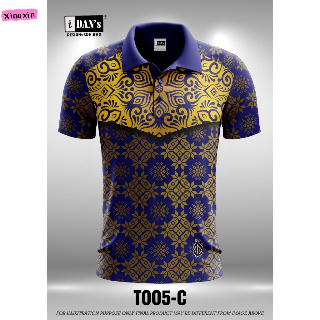 !!NEW!!T005 BATIK SONGKET SUBLIMATION POLO COLLAR TSHIRT | Shopee Malaysia