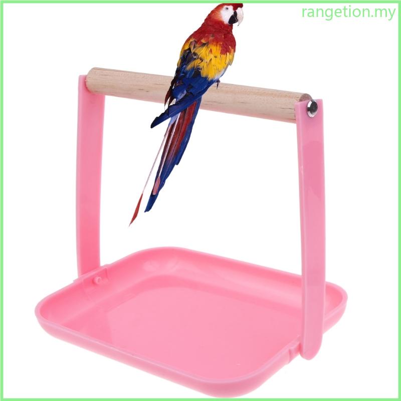 RAN Parrot Playstand Bird Training Stand with Poop Tray Cockatiel ...