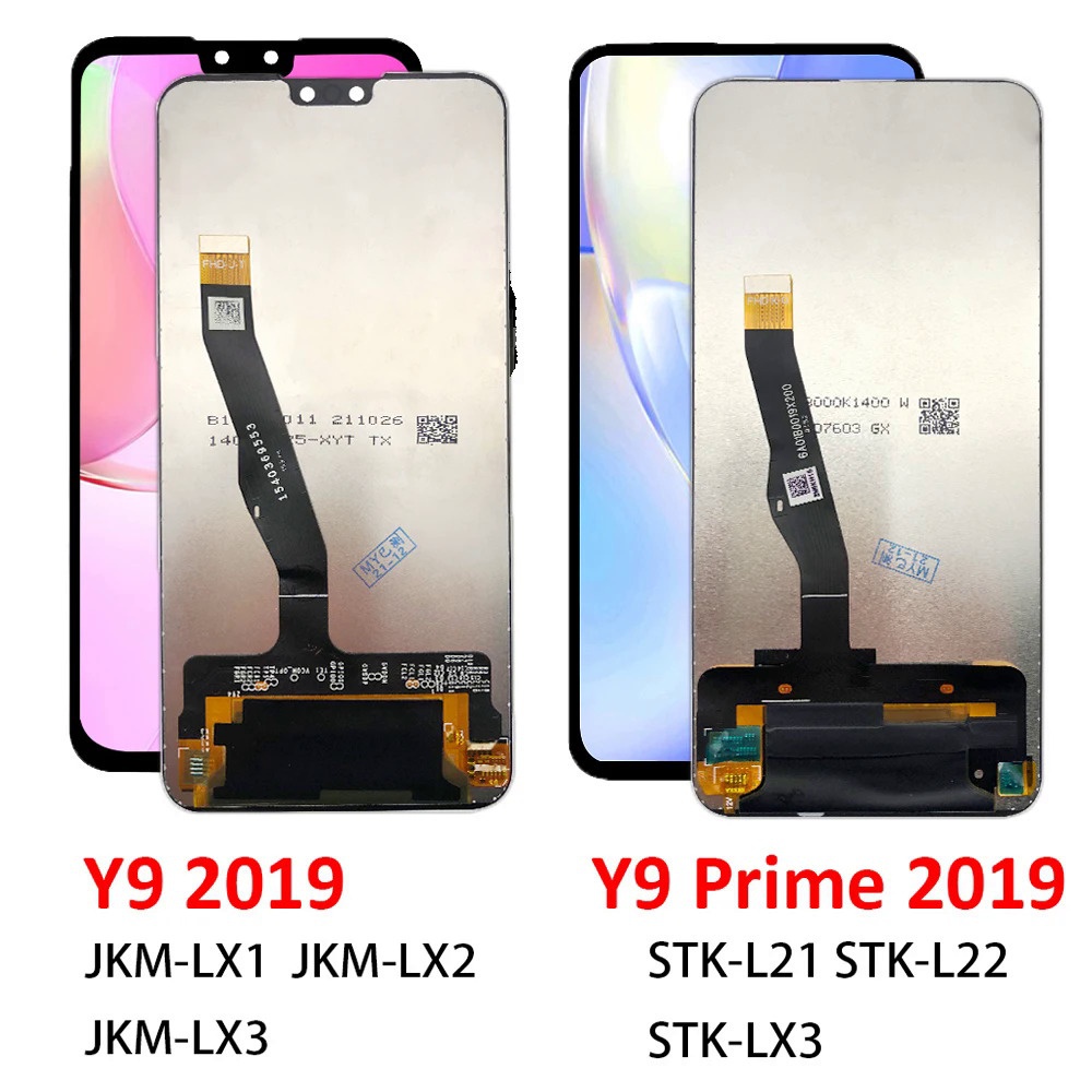 Original Display For Huawei Y9 Prime 2019 STK-L21 STK-L22 STK-LX3 Lcd Touch Screen Assembly Y9 ...