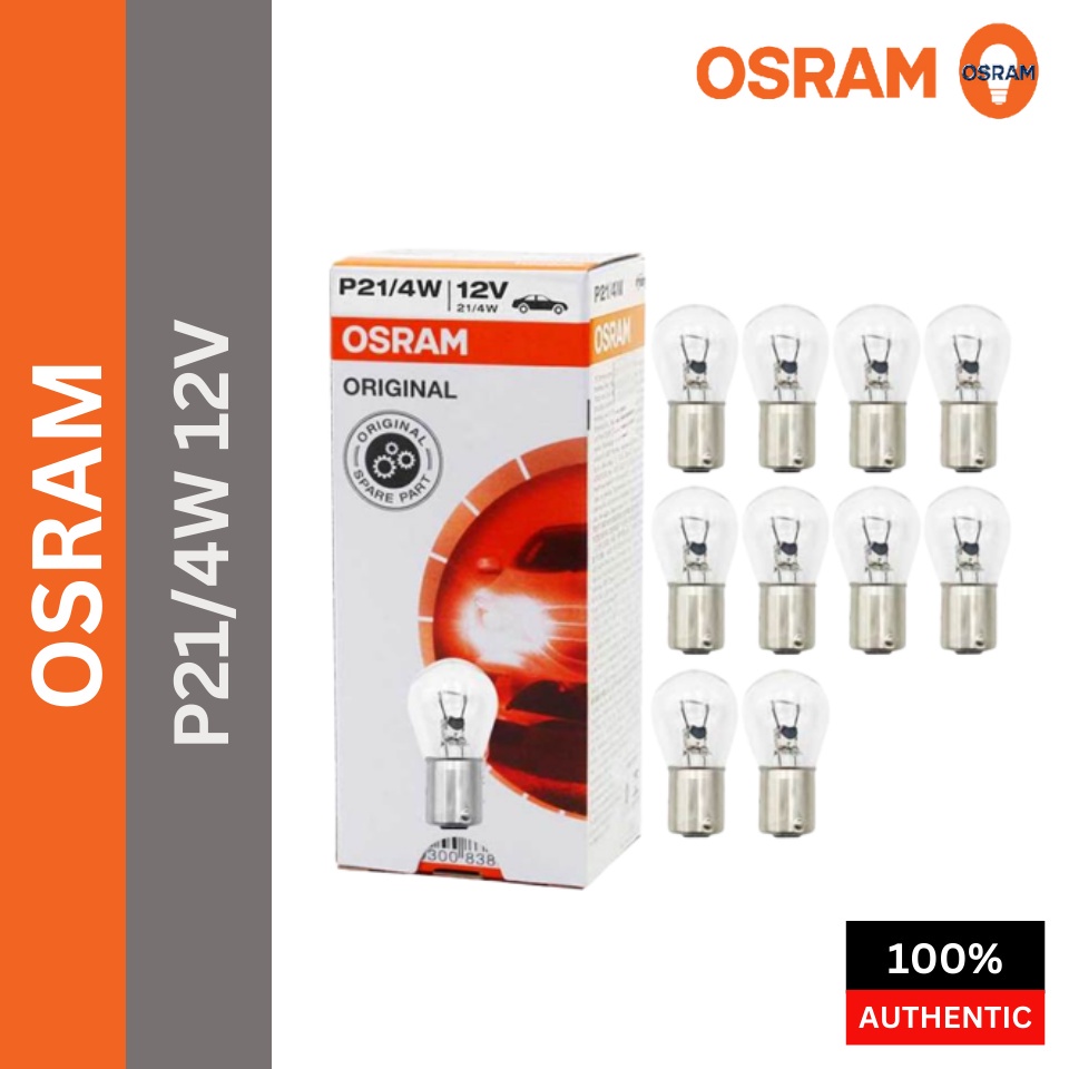 7225 OSR Osram P21/4W 12V 21/4W BAZ15D (10PCS) | Shopee Malaysia