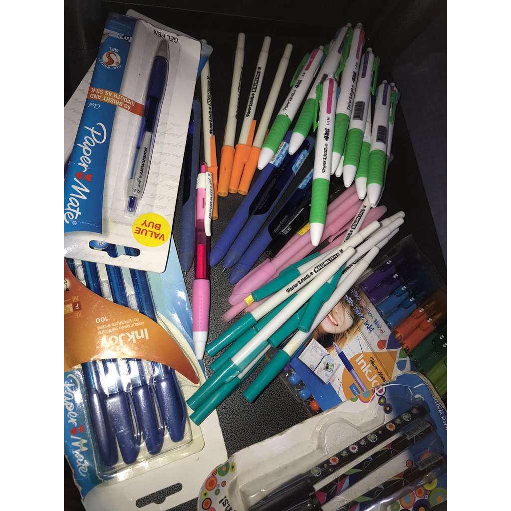 Random Pens of Various Brands ( Papermate Inkjoy ) | Shopee Malaysia