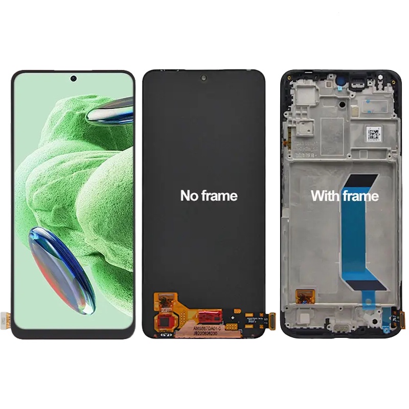 TFT For Xiaomi Redmi Note 12 4G 5G / POCO X5 LCD Display Touch Screen Digitizer With Frame ...