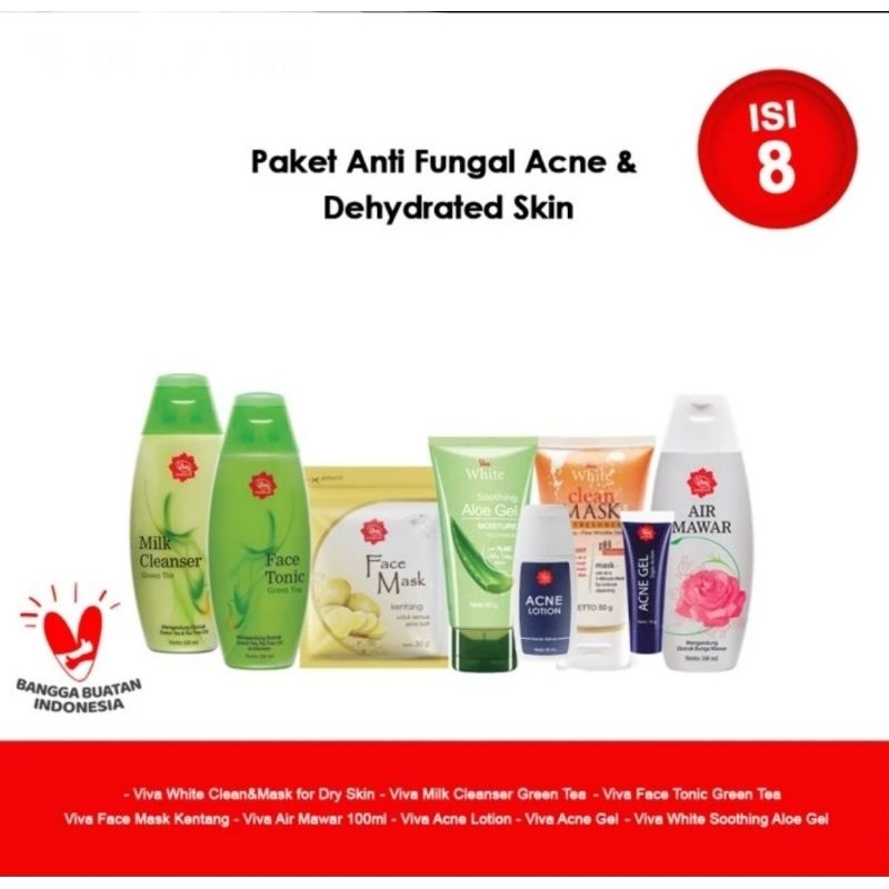 Viva Beauty Package - Anti Fungal Acne and Dehydrated Skin (For Success ...