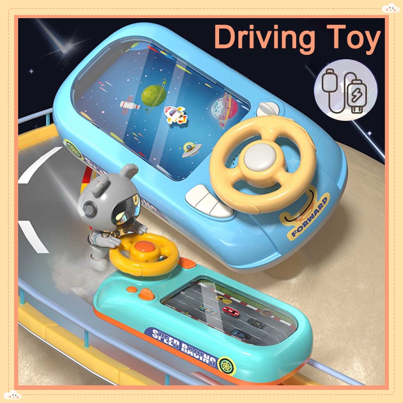 2 Styles Driving Toy Steering Wheel Toy Simulation Racing Tabletop Game ...