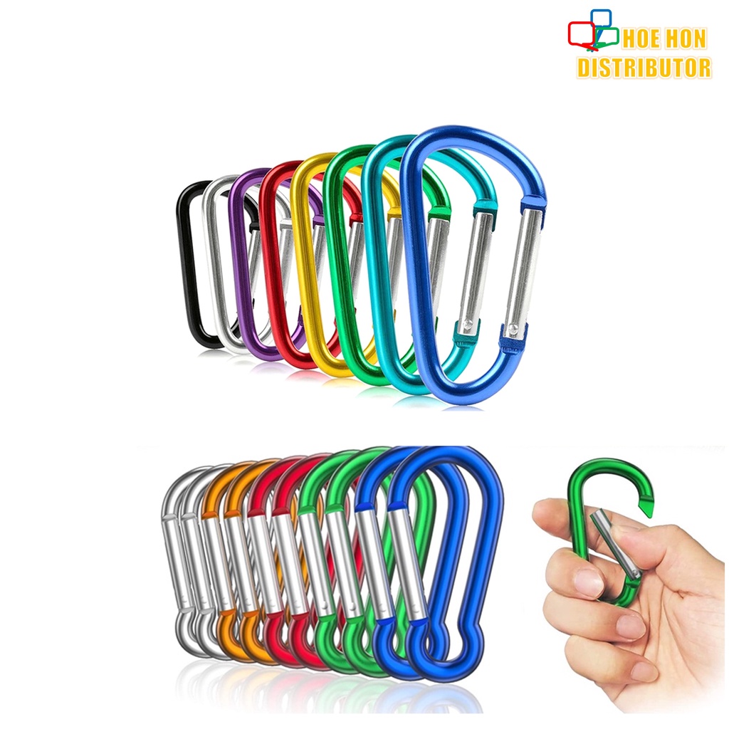 Carabiner Key Chain Quick Release Aluminum Buckle 45mm 1pc D or Gourd ...