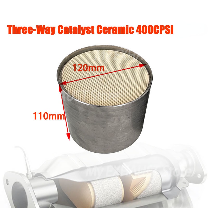 Catalytic Converte EURO 1 400 Cpsi High Flow 120X110mm Sport Catalyst ...