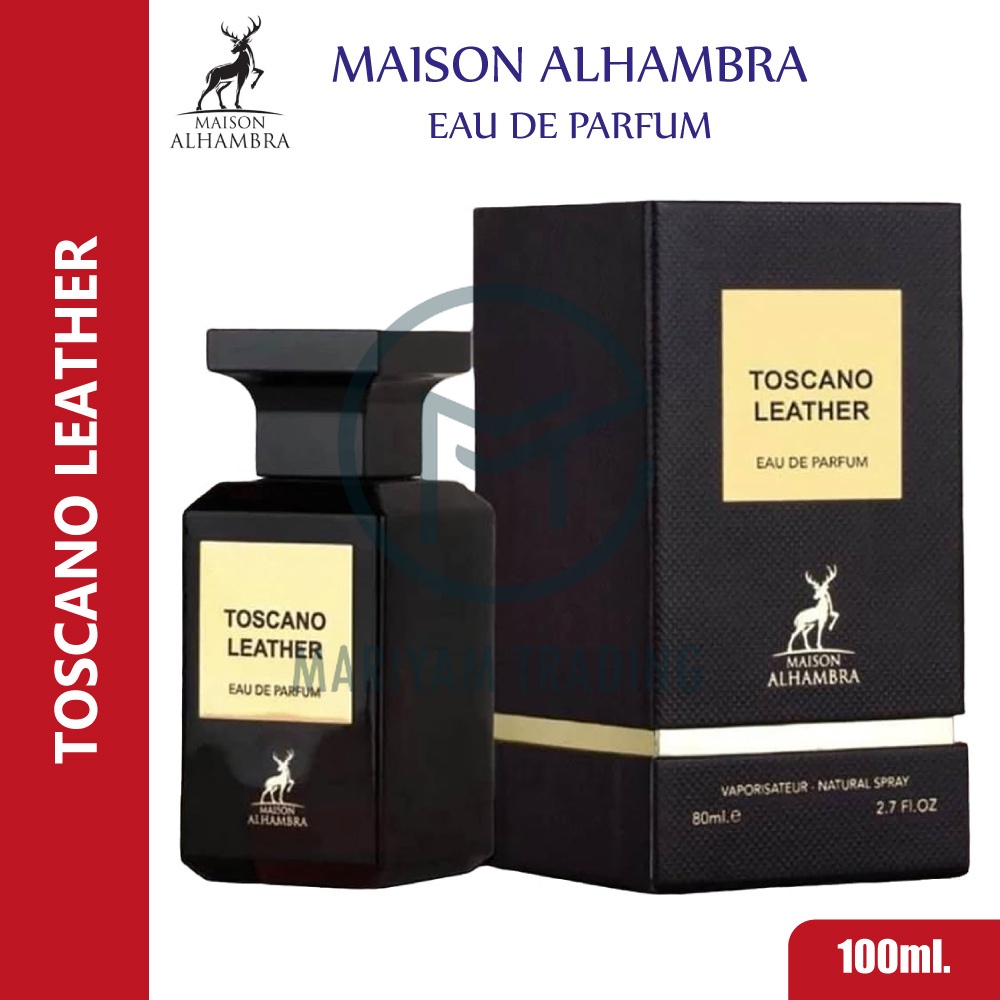 Maison Alhambra Toscano Leather Eau de Parfum 80 ml | Shopee Malaysia
