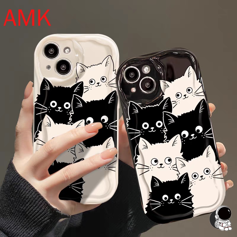 AMK 3D wave case Compatible for iPhone 16 15 14 13 12 11 PRO MAX XR XS ...