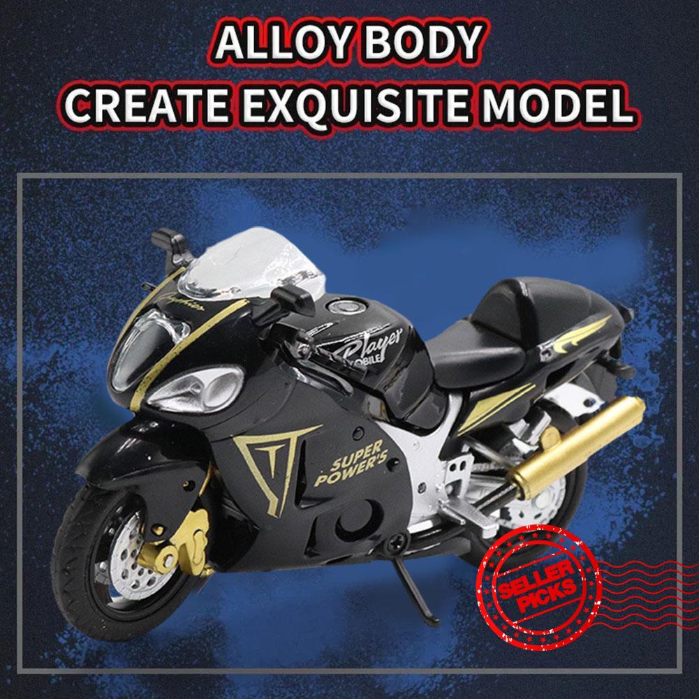 1:18 Motorcycle Model Toy Car Collection Gift Set Children's Boy ...