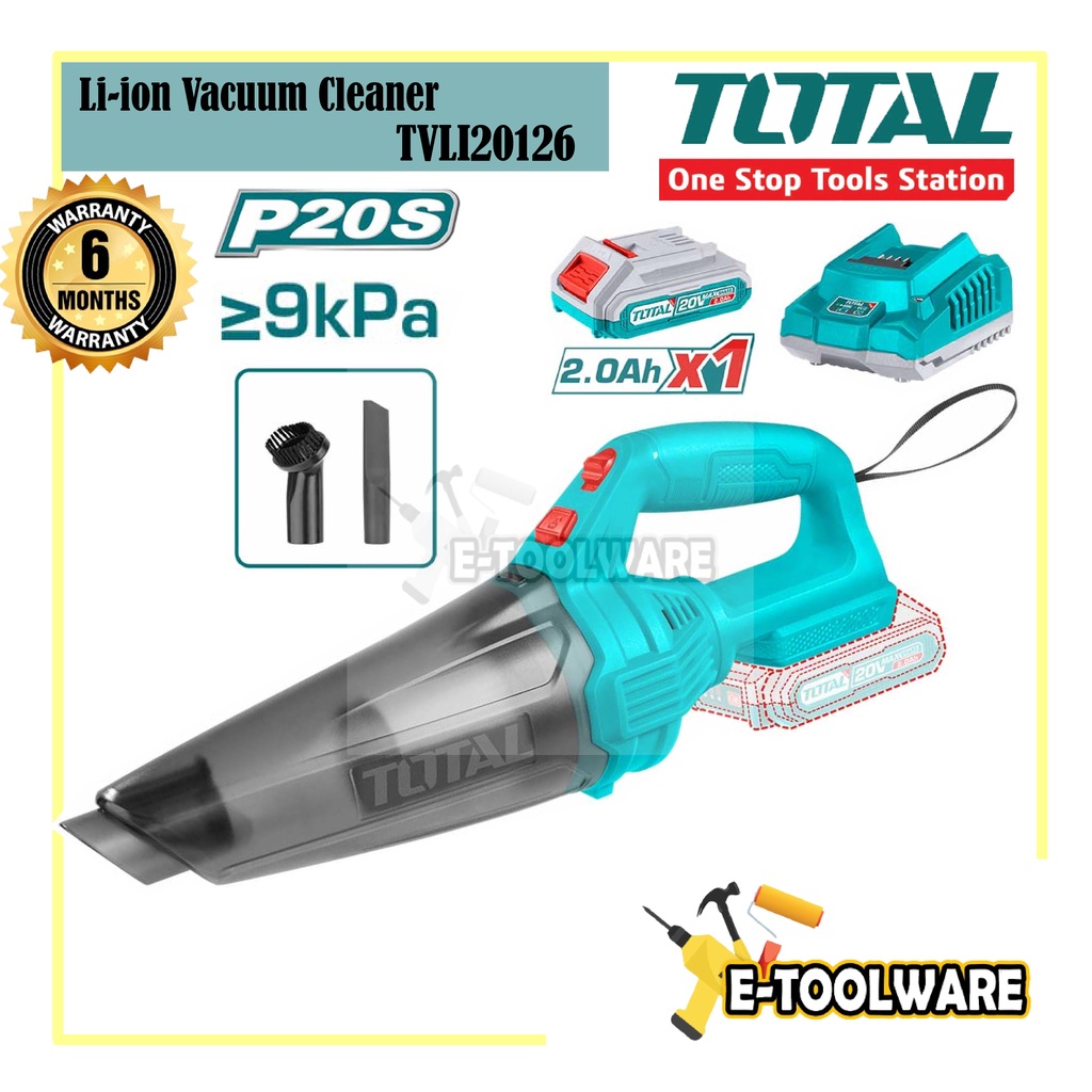 Total TVLI20126 Li-ion Vacuum Cleaner | Shopee Malaysia