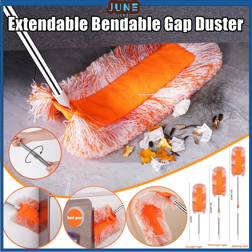 100-184cm Extendable Gap Duster Ceiling Fan Bendable Sweeper Broom Home ...