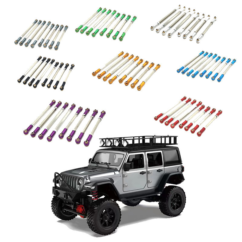 Metal RC Car Parts Upgrade Adjustable Chassis Linkage for MN Model 1/12 ...
