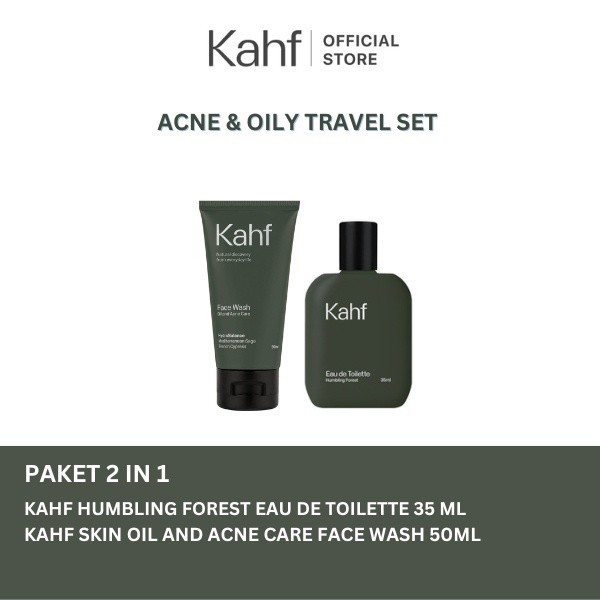 NEW PACK !! Kahf Travel Set Face Wash and Perfume | Shopee Malaysia
