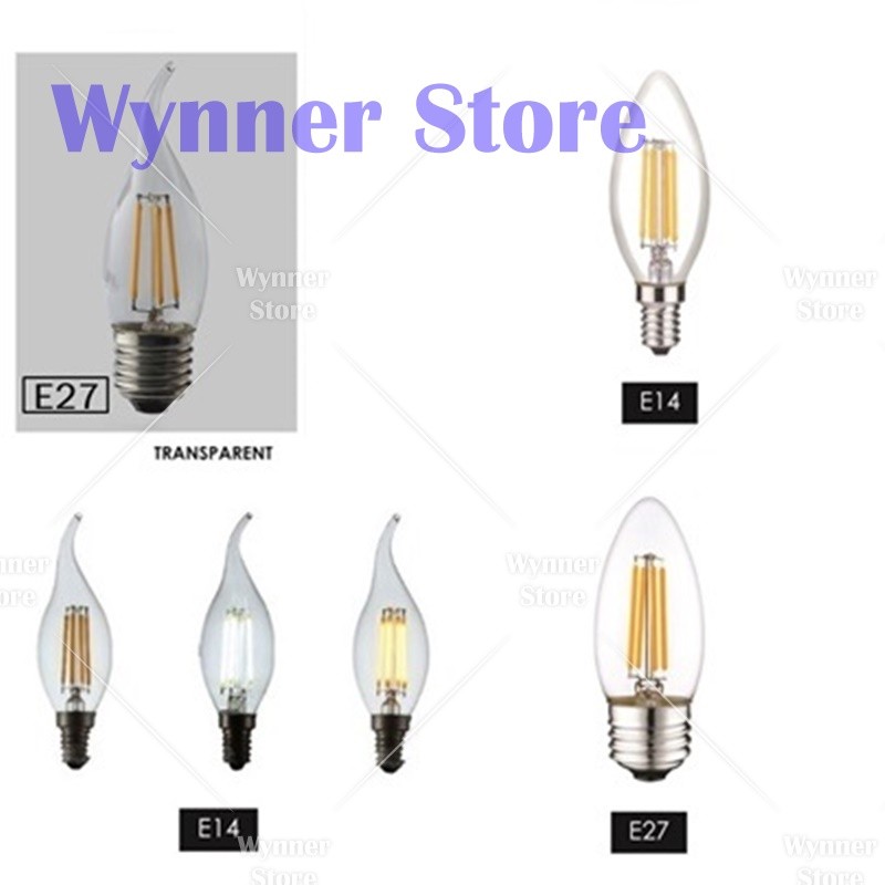[1pc E14] 4W LED Candle Bulb COB Energy Saving Mentol Daylight Warmwhite LED Chandelier Bulb (LY ...