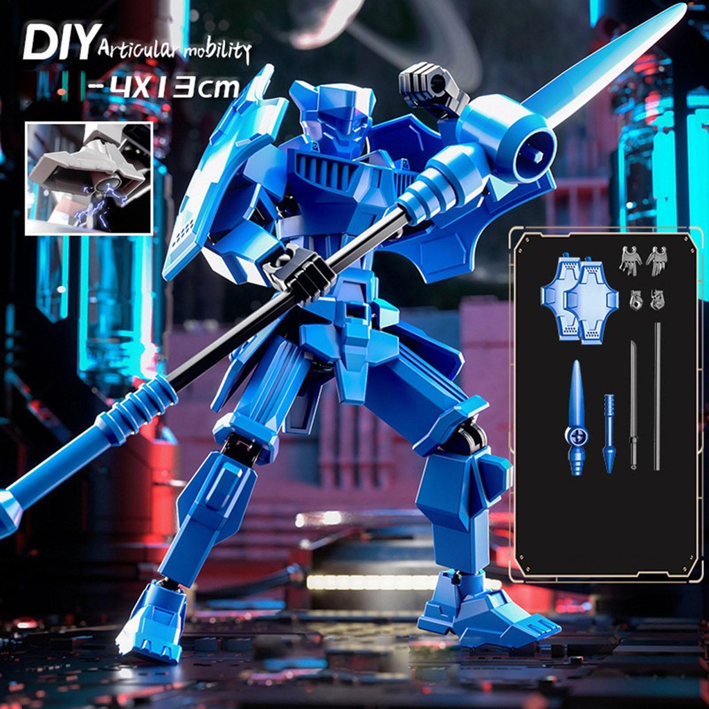 Lucky 13 3D Printed Action Figure Multi Jointed Movable Robot 13cm ...