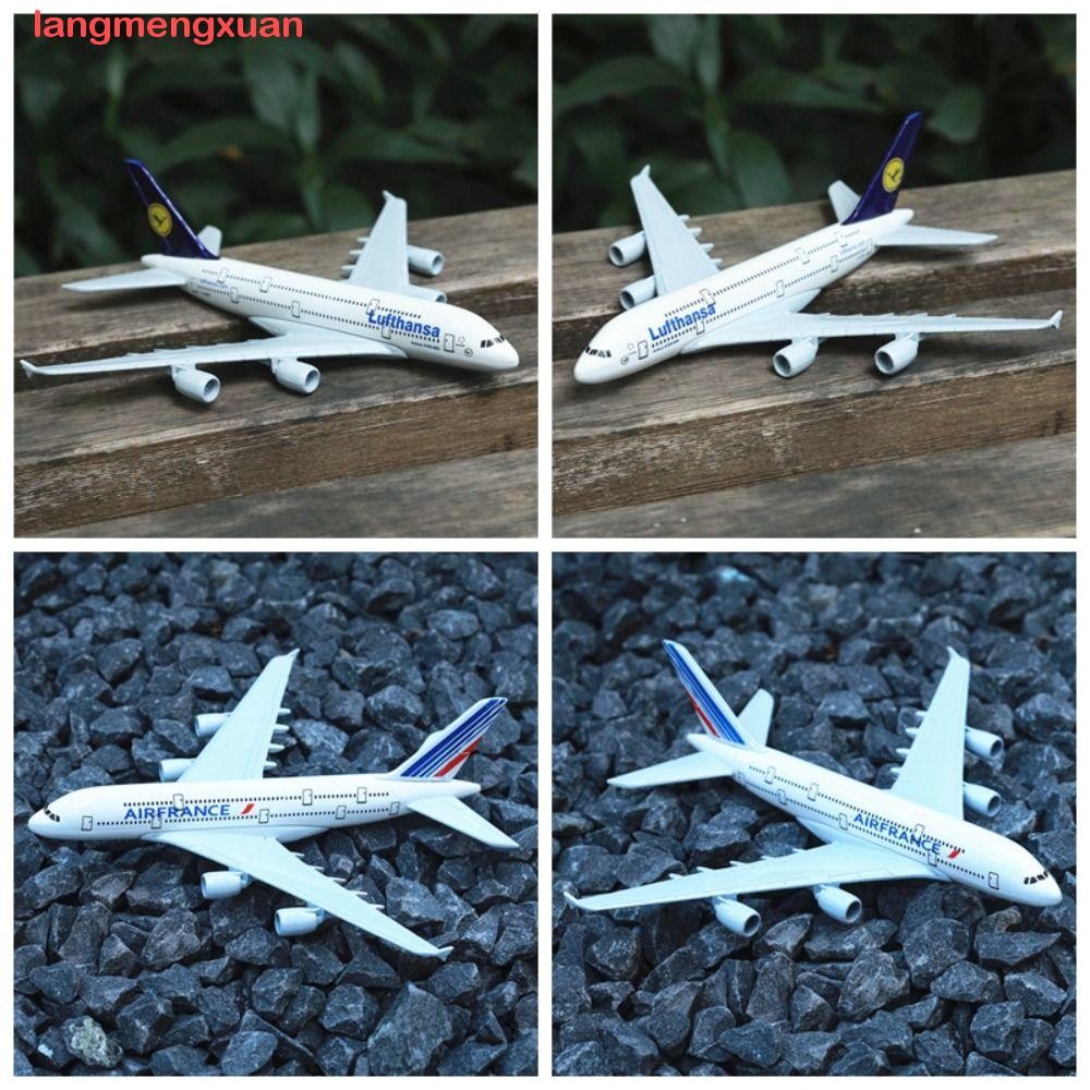 LANGMENGXUAN Metal Aircraft Model, Replica UPS B747 Airbus A380 Model ...