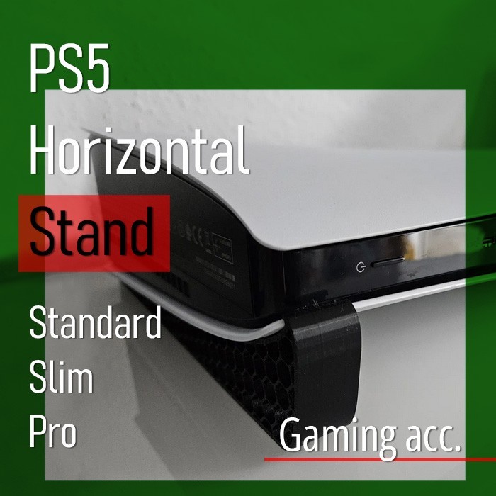 PS5 PRO Slim Base Horizontal Stand Playstation Dock Bracket Mount ...