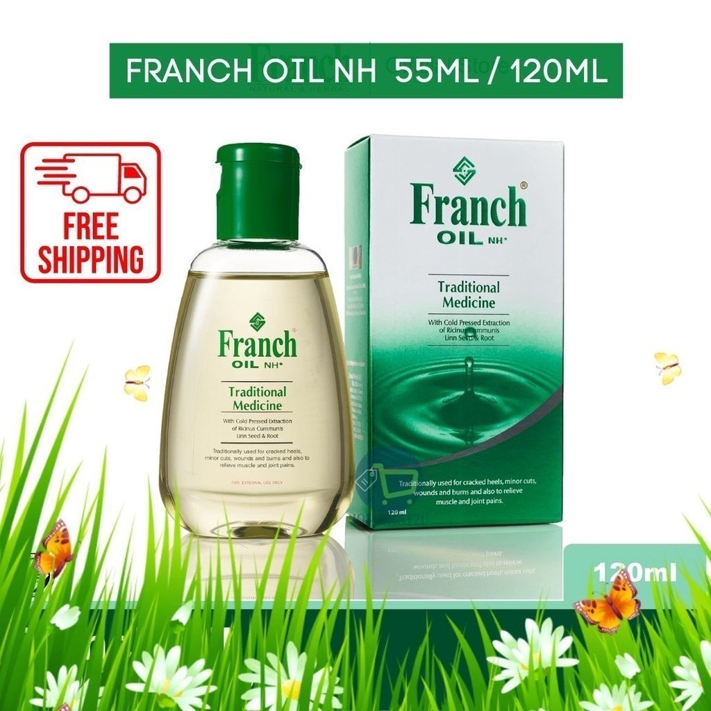 FRANCH OIL NH TRADITIONAL MEDICINE OIL 55ML/ 120ML | Shopee Malaysia