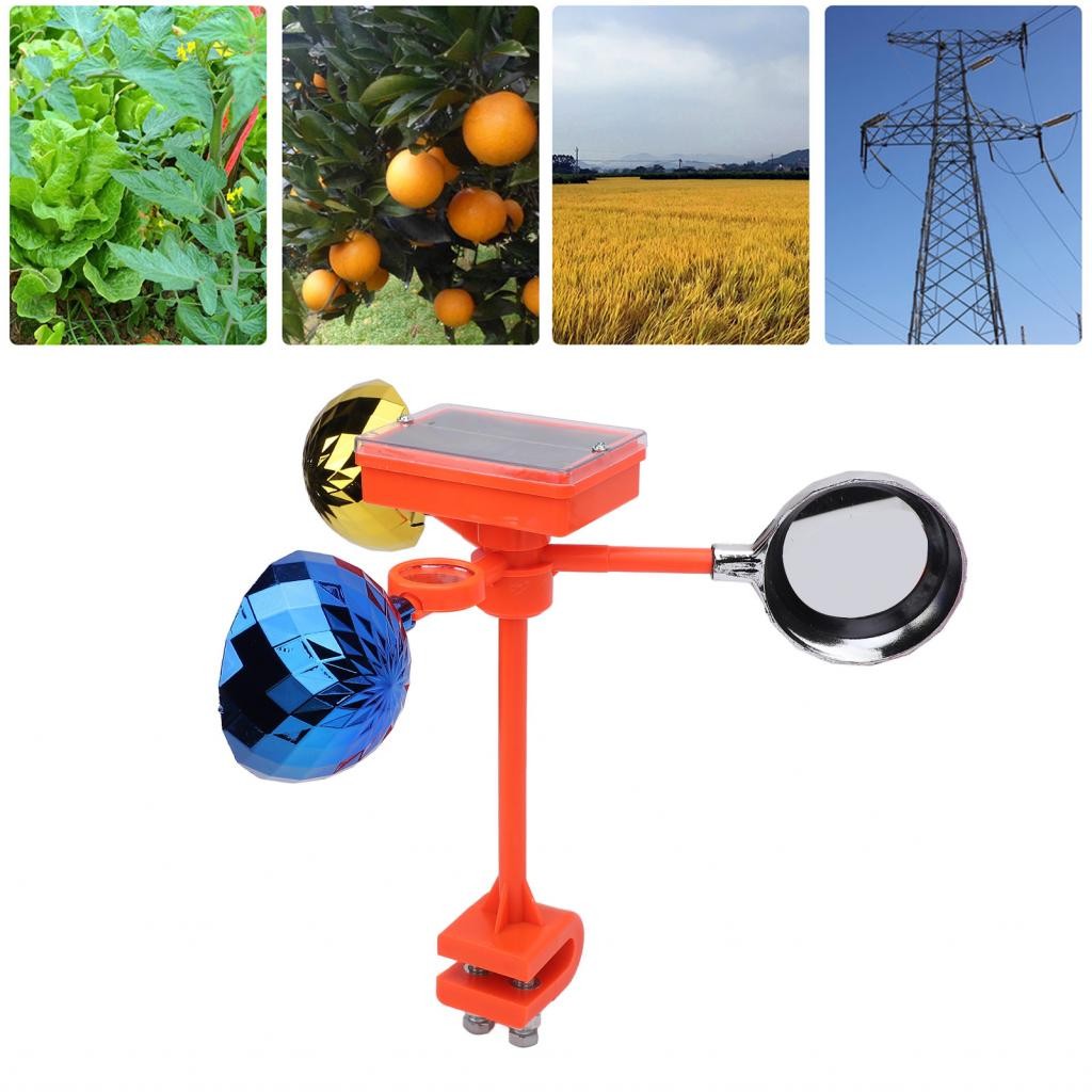Legendtop Birds Reflect Deterrent Visual Voice Bird Scarer Device Solar ...