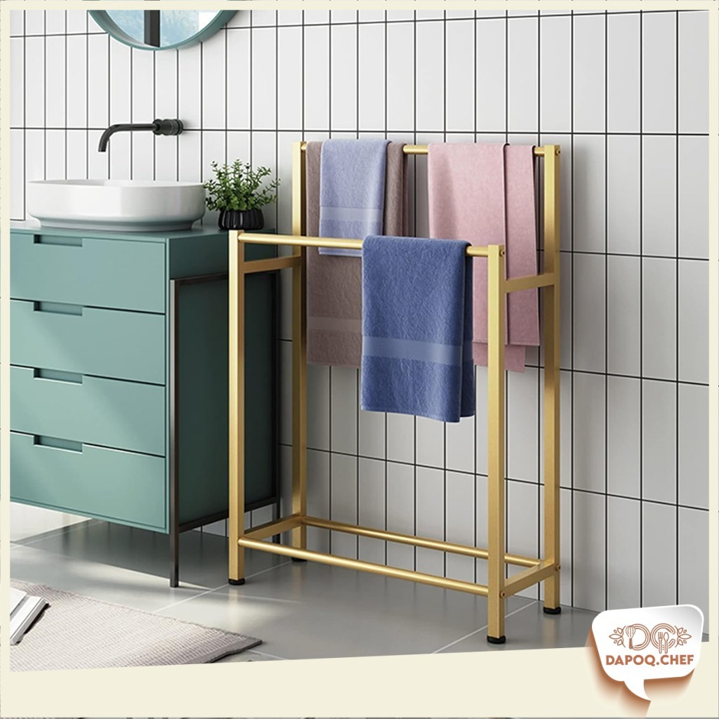 DC Rak Tuala Baju Towel Rack Stand Hanger Clothes Drying Cloth Penyidai ...