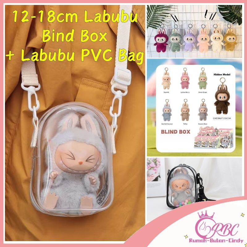 GANTUNGAN LOKAL [Local Seller] labubu Bind Box + labubu Transparent Bag ...