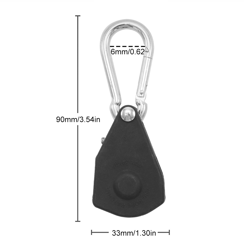 Pulley Ratchet Hanger Adjustable Cord Adjuster Fastener Windproof for ...