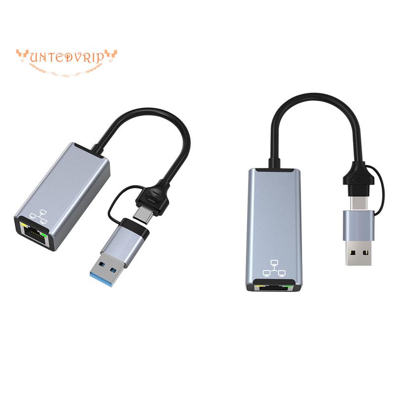 USB Ethernet Adapter Drive-Free External Network Card USB To RJ45 ...