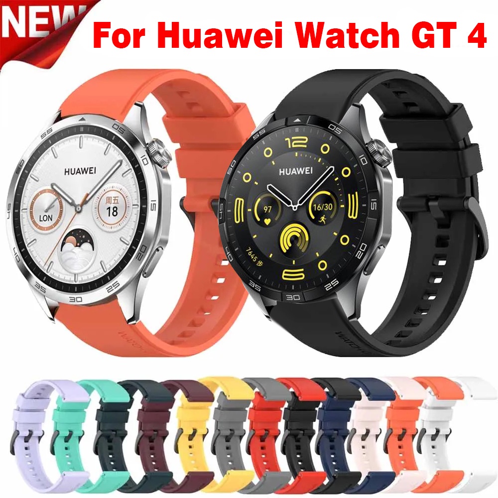 Original Silicone Strap for Huawei WATCH GT 4 46mm Smart Watch Sport ...