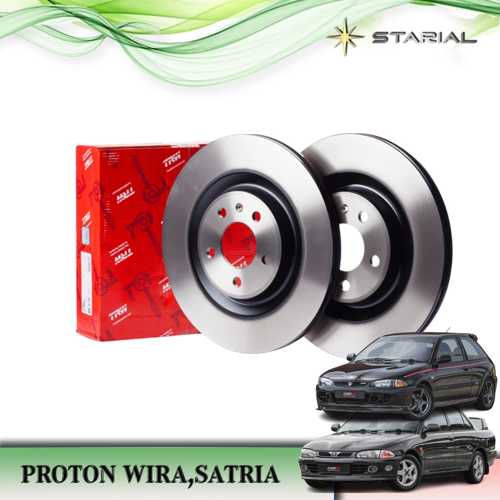 TRW BRAKE DISC ROTOR DRUM / PROTON WIRA SATRIA PUTRA / FRONT REAR ...