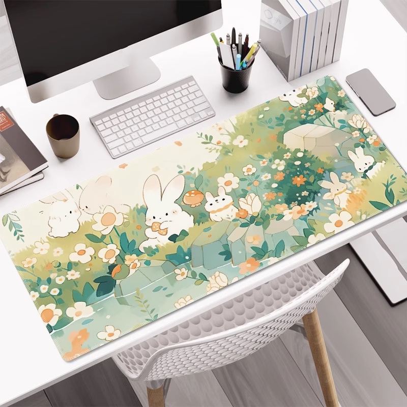 Mouse Pad Oversized Office Computer Desk Pad Girl Keyboard Pad Cute ...
