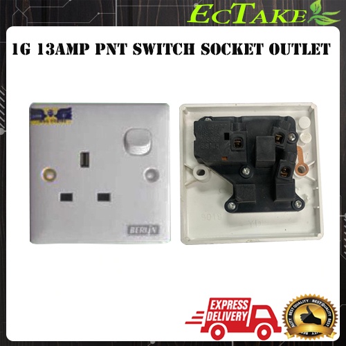 1G 13AMP PNT SWITCH SOCKET OUTLET | Shopee Malaysia