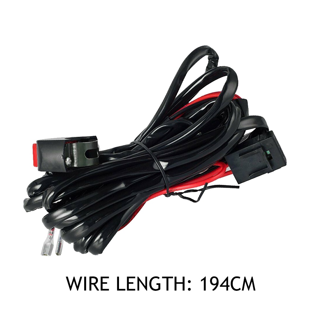 Motorcycle Fog Light Wiring Harness Headlights Spotlight Wire Cable ...