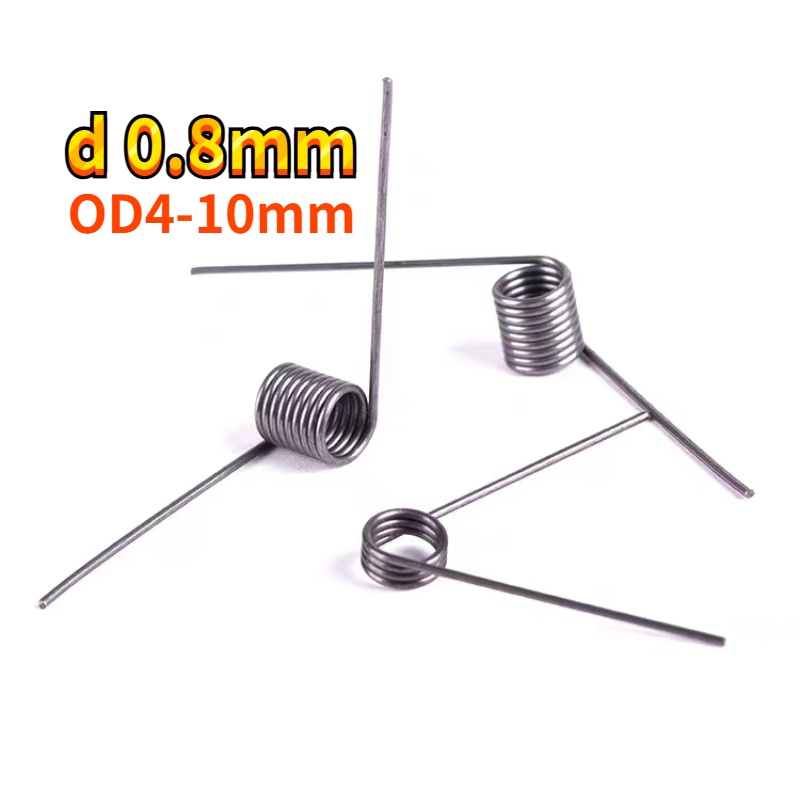 [HNK] Spring Steel Wire Diameter 0.8mm V-Shaped Spiral Torque Spring ...