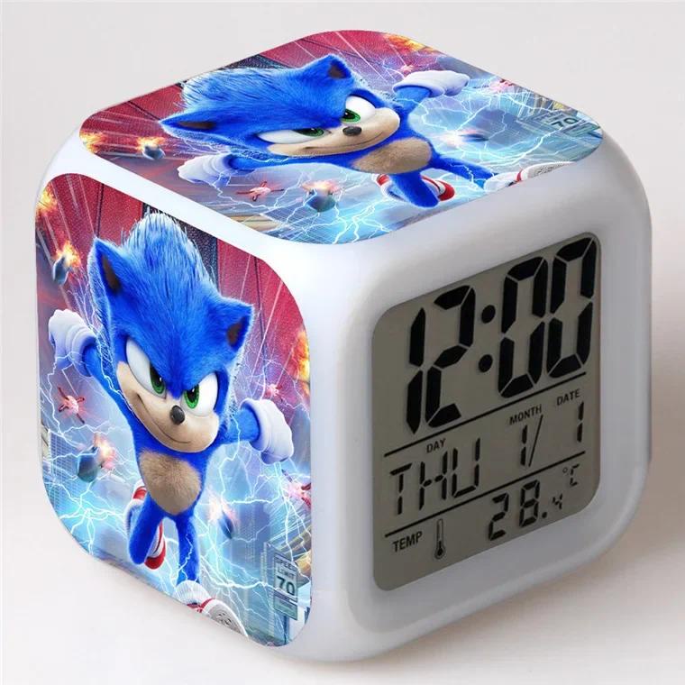 Sonic The Hedgehog Sonic Alarm Clock Color-changing Colorful Alarm ...