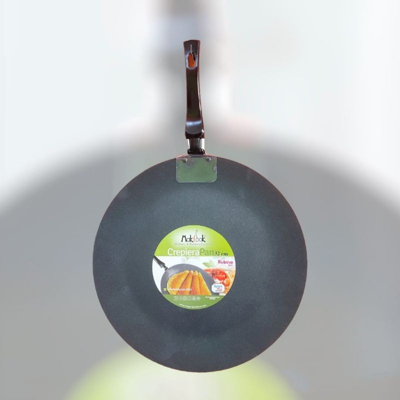 Makcook Crepiera Pan Kuali Leper/ Non stick/ Kuali Lempeng/Kuali Roti ...