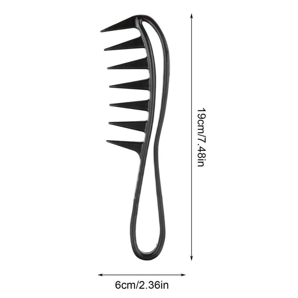 Men Oil Hair Comb Wide Spikes Beard Brush Wide Tooth Hairbrush ...