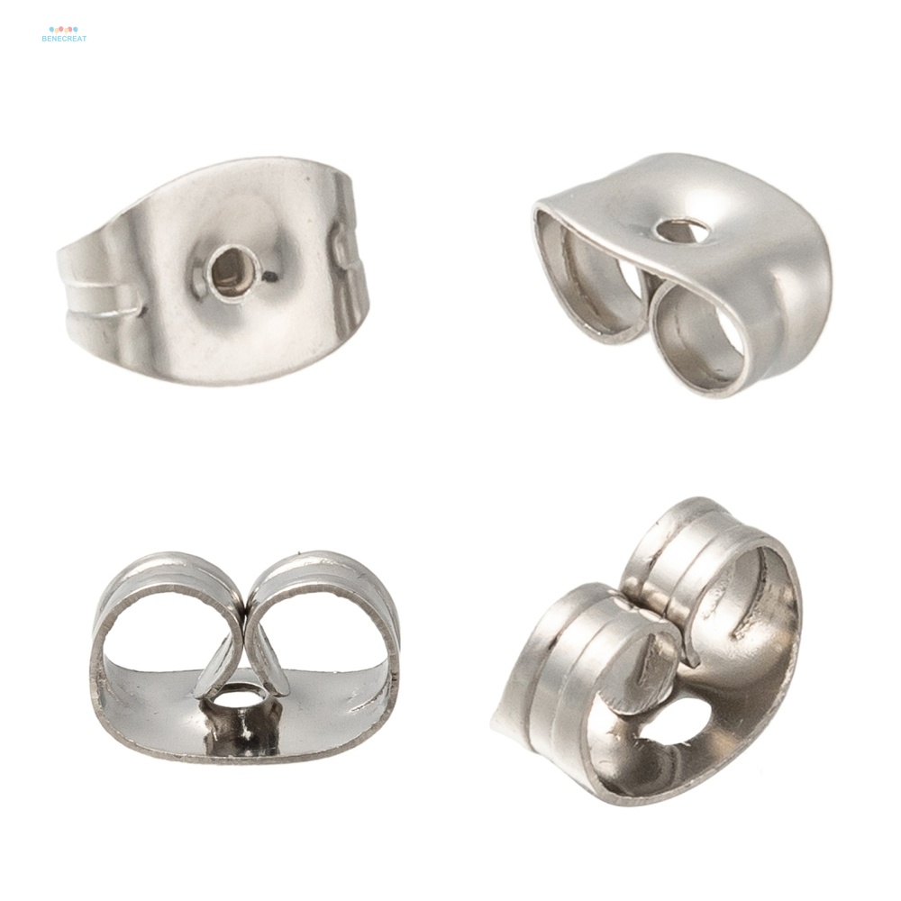 2000pc 201 Stainless Steel Friction Ear Nuts Stainless Steel Color 5x3 ...
