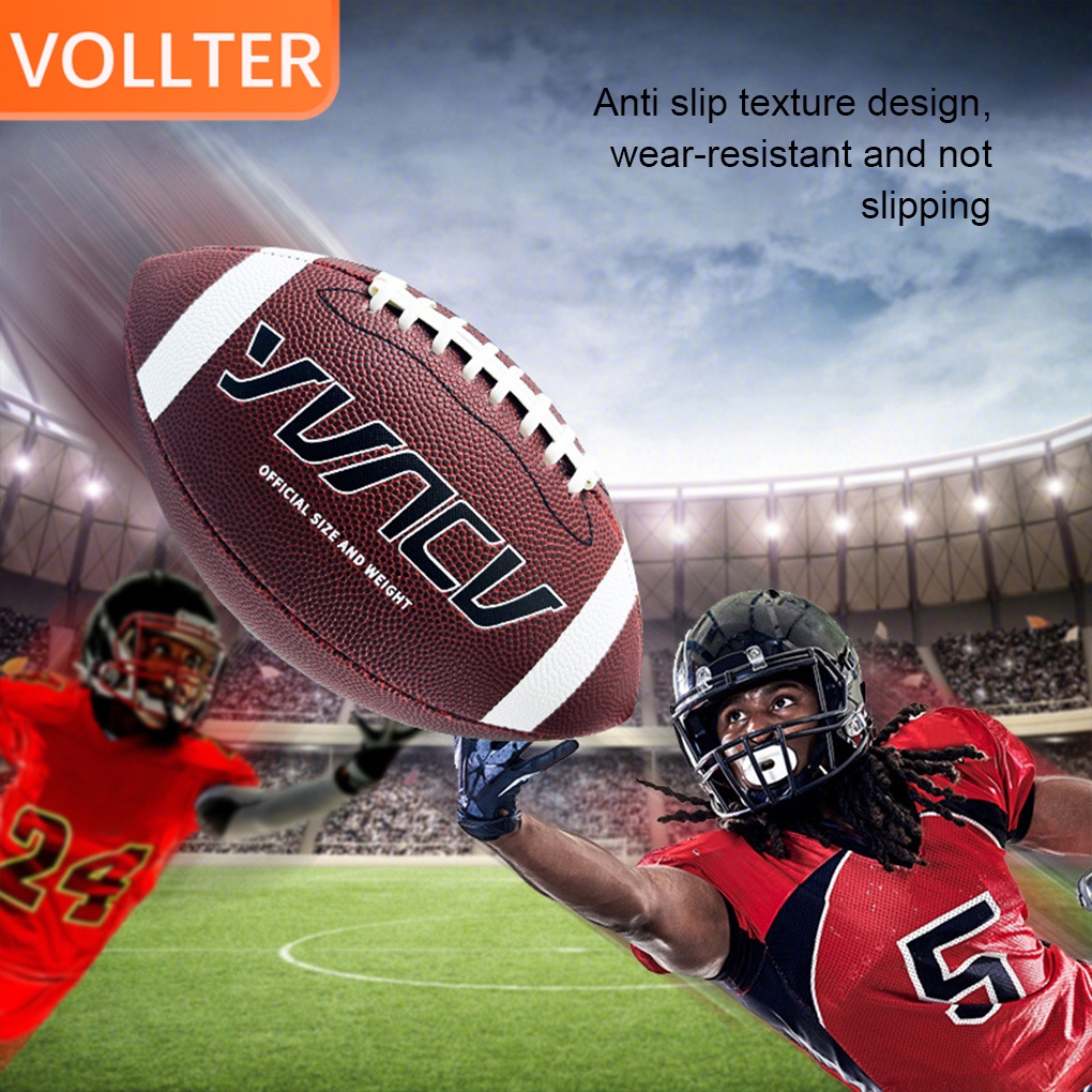 PVC Premium Standard Size 6 Rugby Ball Rugged Durability Unmatched ...