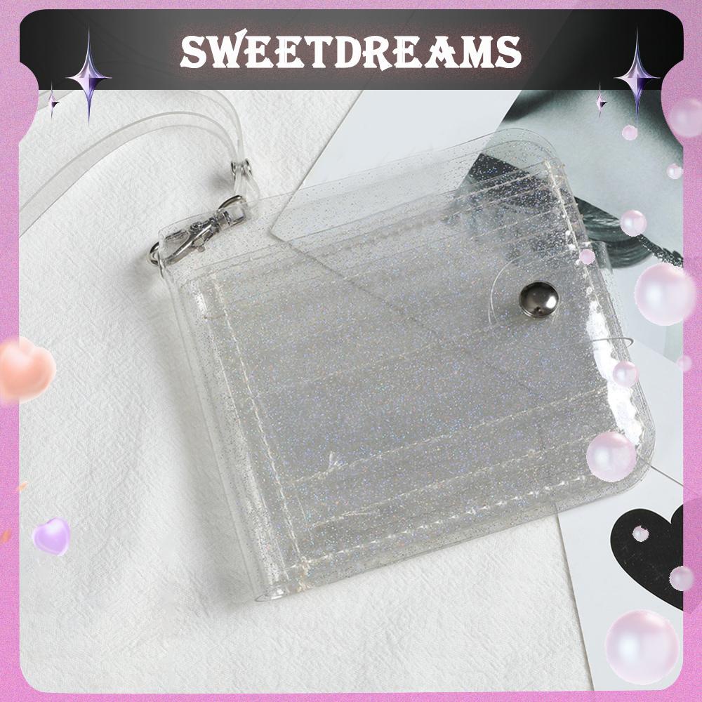 Transparent Coin Purse Women PVC Clear Short Purse Jelly Wallet Card ...