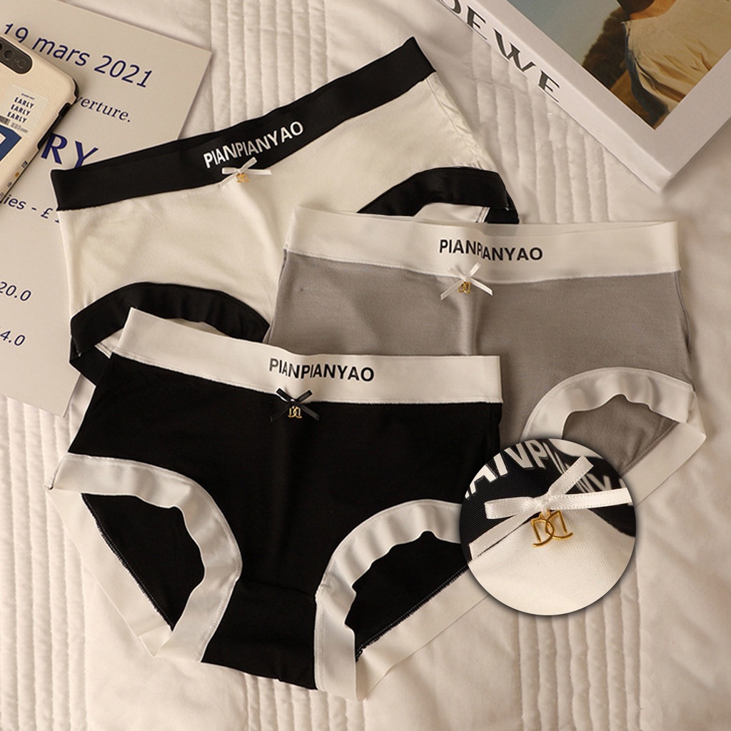 Modal Cotton Women Panties Super Thin Underwear Girl Sexy Seluar Dalam 3722
