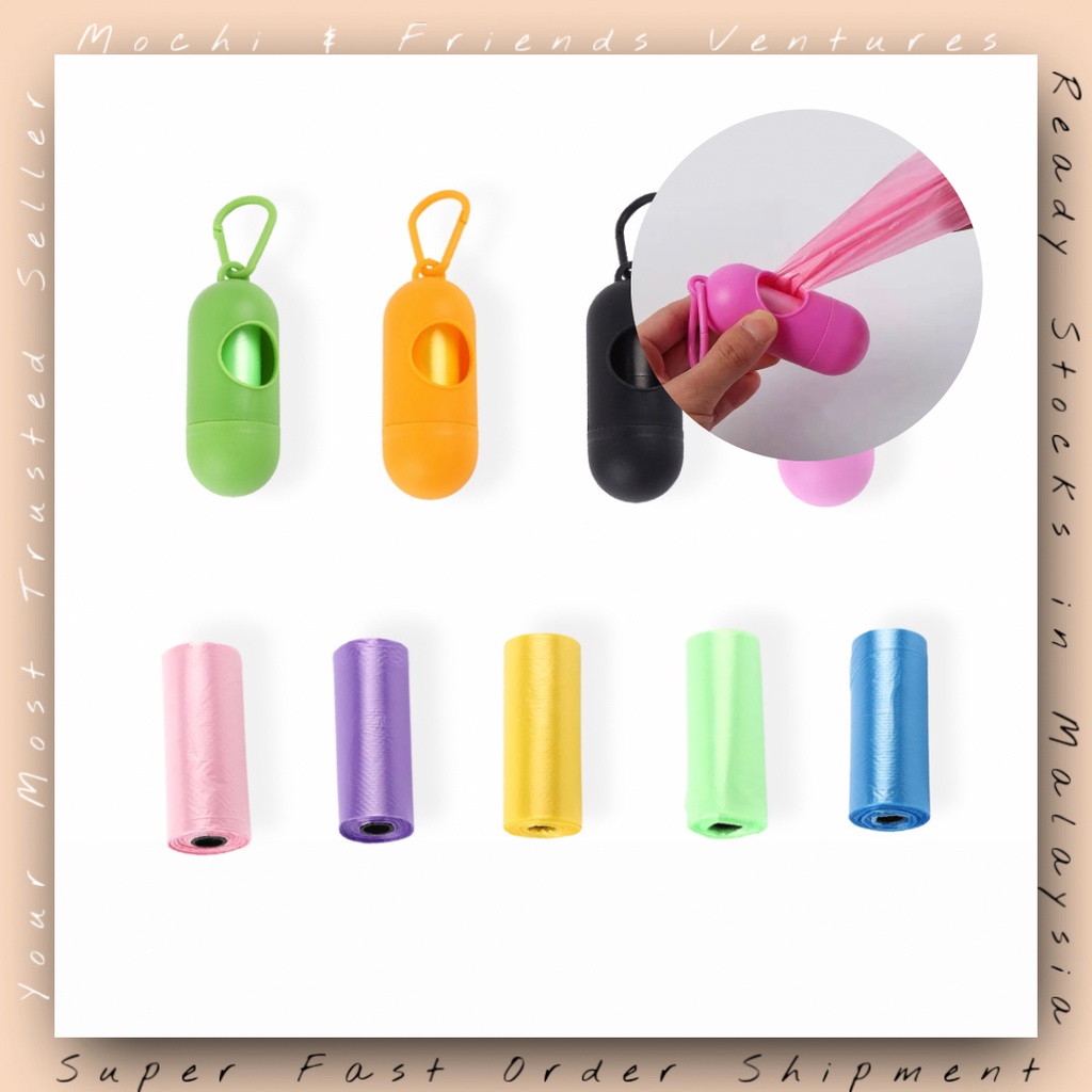 MNF Disposable Poop Plastic Bag & Capsule Litter Bag宠物垃圾袋 | Shopee Malaysia