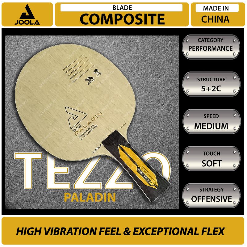 Joola Blade Tezzo Paladin Composite Carbon Table Tennis Blade Paddle Bat Racket Ping Pong ...