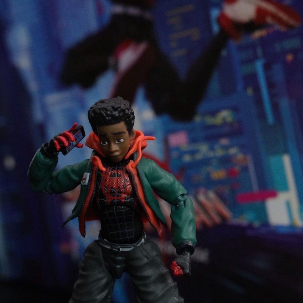 Marvel SHF Spider-Man Parallel Universe 2 Horizontal Universe Miles ...
