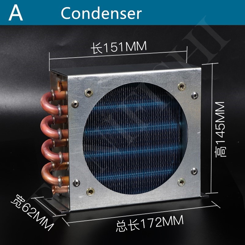Small With Shell Condenser Radiator Refrigerator Freezer Air Cooled ...