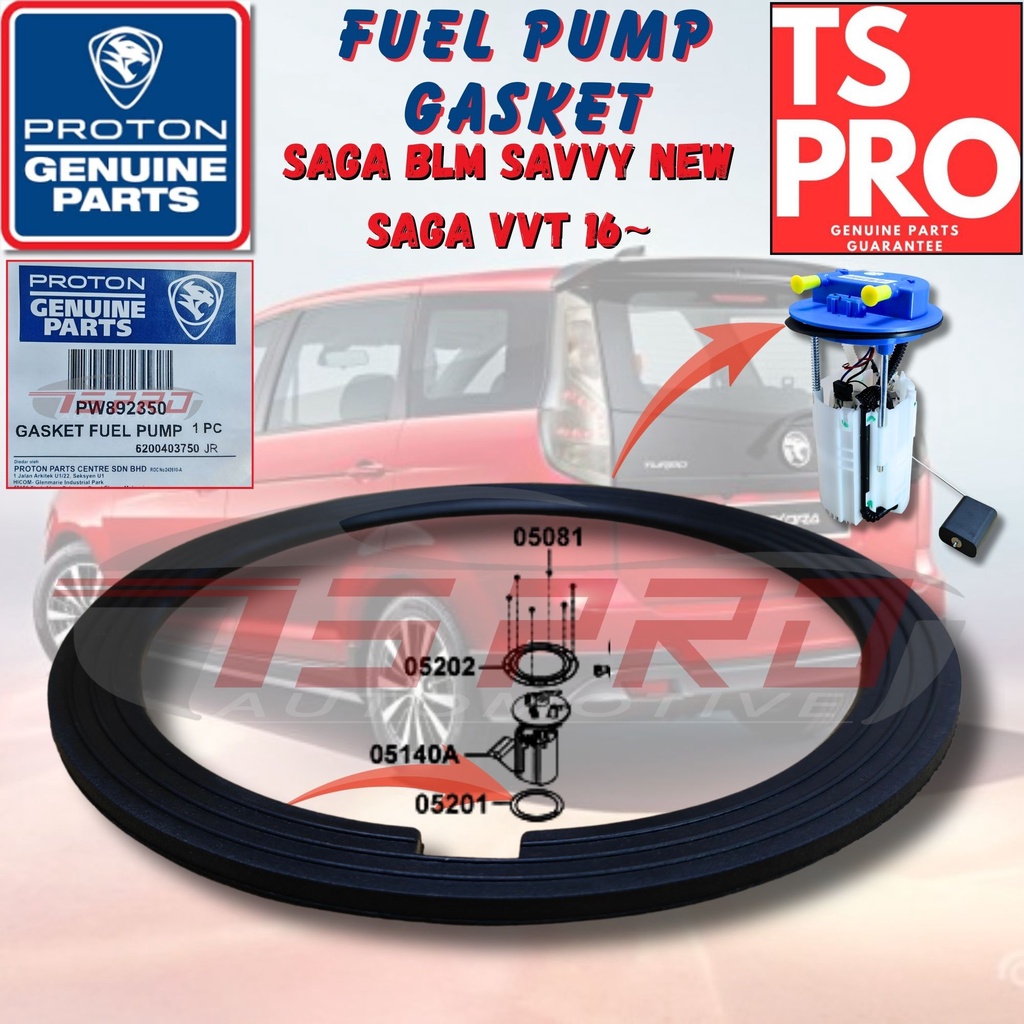 Proton Saga BLM SAVVY New Saga VVT 16~ Genuine Fuel Pump Gasket Seal ...