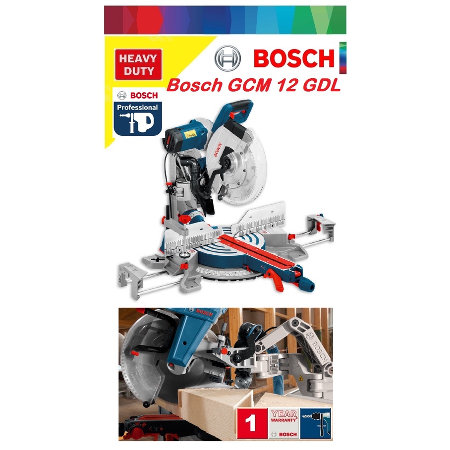 Bosch GCM 12" GDL 2,000W Double Bevel Gliding Mitre Saw | Shopee Malaysia