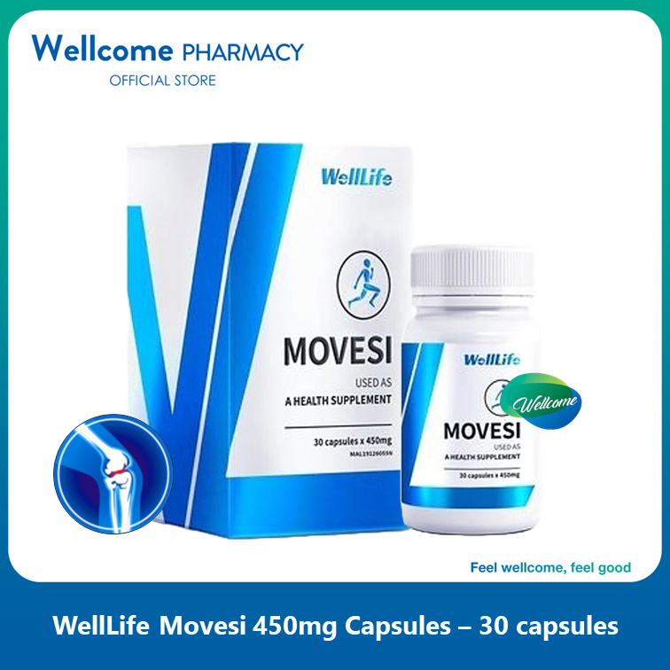 WellLife MovEsi UC-11 Type 2 Collagen + Aflapin (Boswellia) + MSM Joint ...